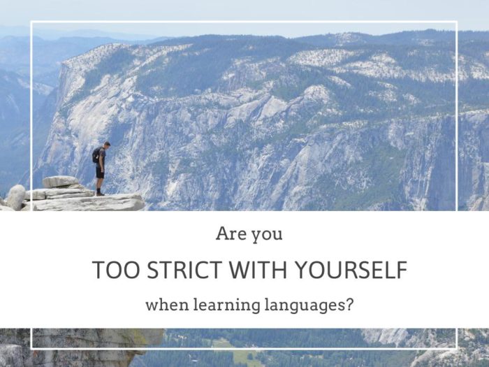 are-you-too-strict-with-yourself – 5-Minute Language